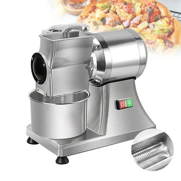 VEVOR 110V Commercial Food Processor, 550W Electric Vegetable Slicer & Shredder, Stainless Steel ...