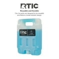 RTIC Ice Pack, Small 2 Pack, Reusable Cooler Ice Pack, Break-Resistant ...