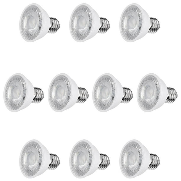 Pack 10 Focos MR16 Led Aksi 7w Luz Blanca Base E27 | Bodega Aurrera en línea