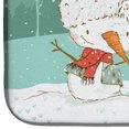 Tricolor Pembroke Corgi Snowman Christmas Dish Drying Mat - Walmart.com