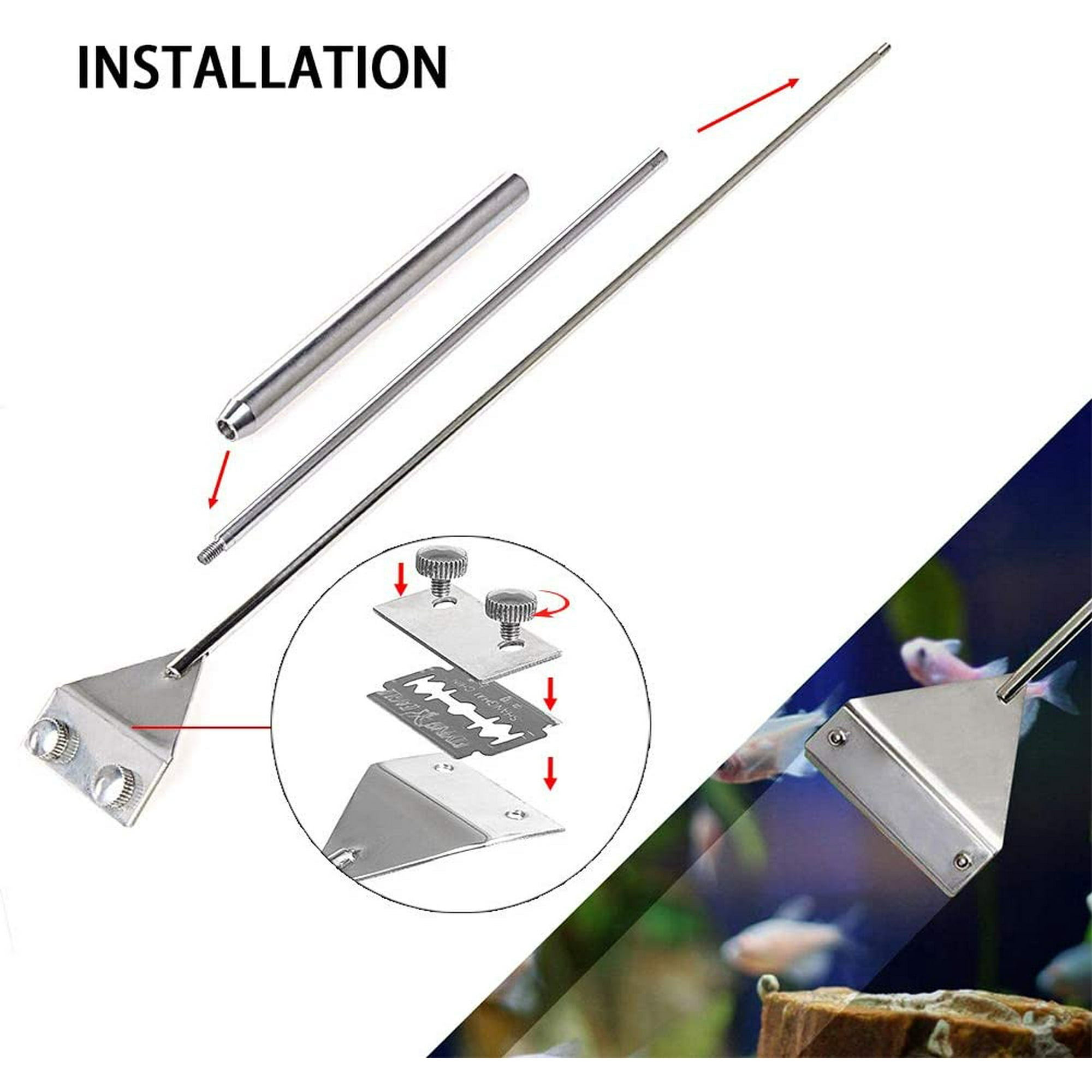 Click here for Pengtai Algae Scraper 65cm Long  With Stainless St... prices