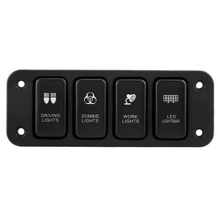 Panel Switch Switch Panel Driving Light 4 Gang Panel Switch Switch Push ...