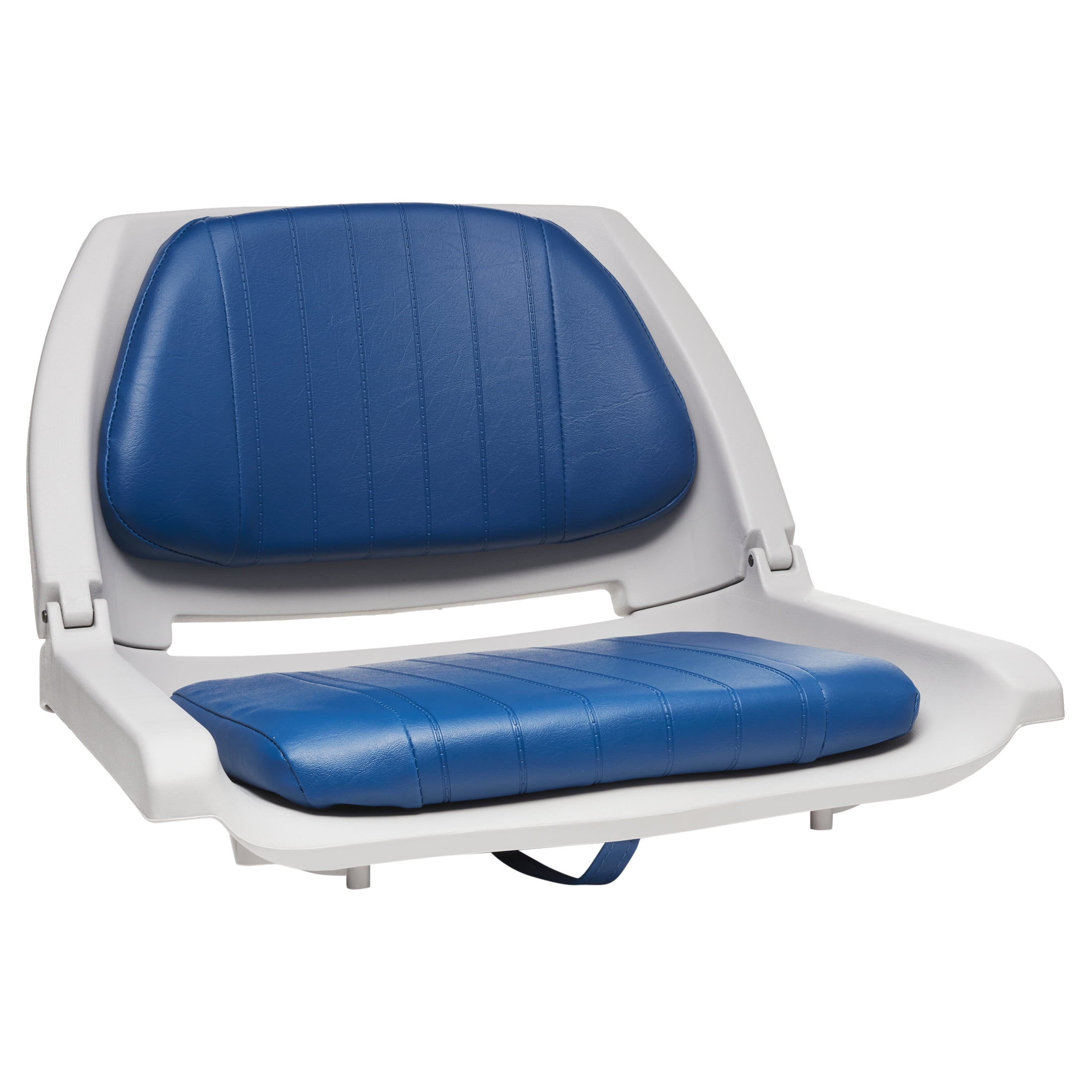 Wise 8WD139LS-025 Cushioned Fold-Down, Molded Fishing Seat, Grey / Blue ...