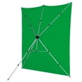 Westcott 8x8' X-Drop Pro Wrinkle-Resistant Backdrop Kit with Stand ...