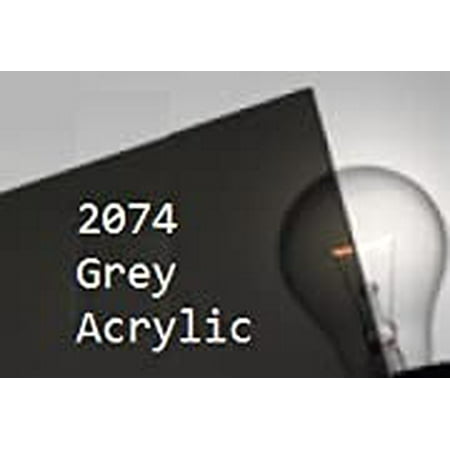 Transparent Dark Gray Acrylic Sheet #2074 18 X 12 X 12 Nominal ...