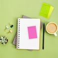 Free Shipping! BAZIC Sticky Notes 4x6 Lined Ruled Neon Color, (50 ...