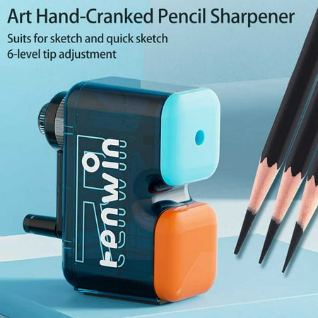 tenwin Manual Pencil Sharpener Hand Crank Pencil sharpeners 2B-6B / 8 ...