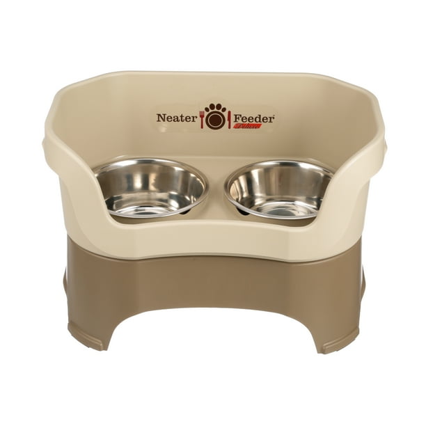 Neater Pets Neater Feeder Deluxe Mess-Proof Elevated Food & Water Bowls ...