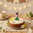 Number 1 Birthday Candle with Witch Hat Design Creative Cartoon Style ...