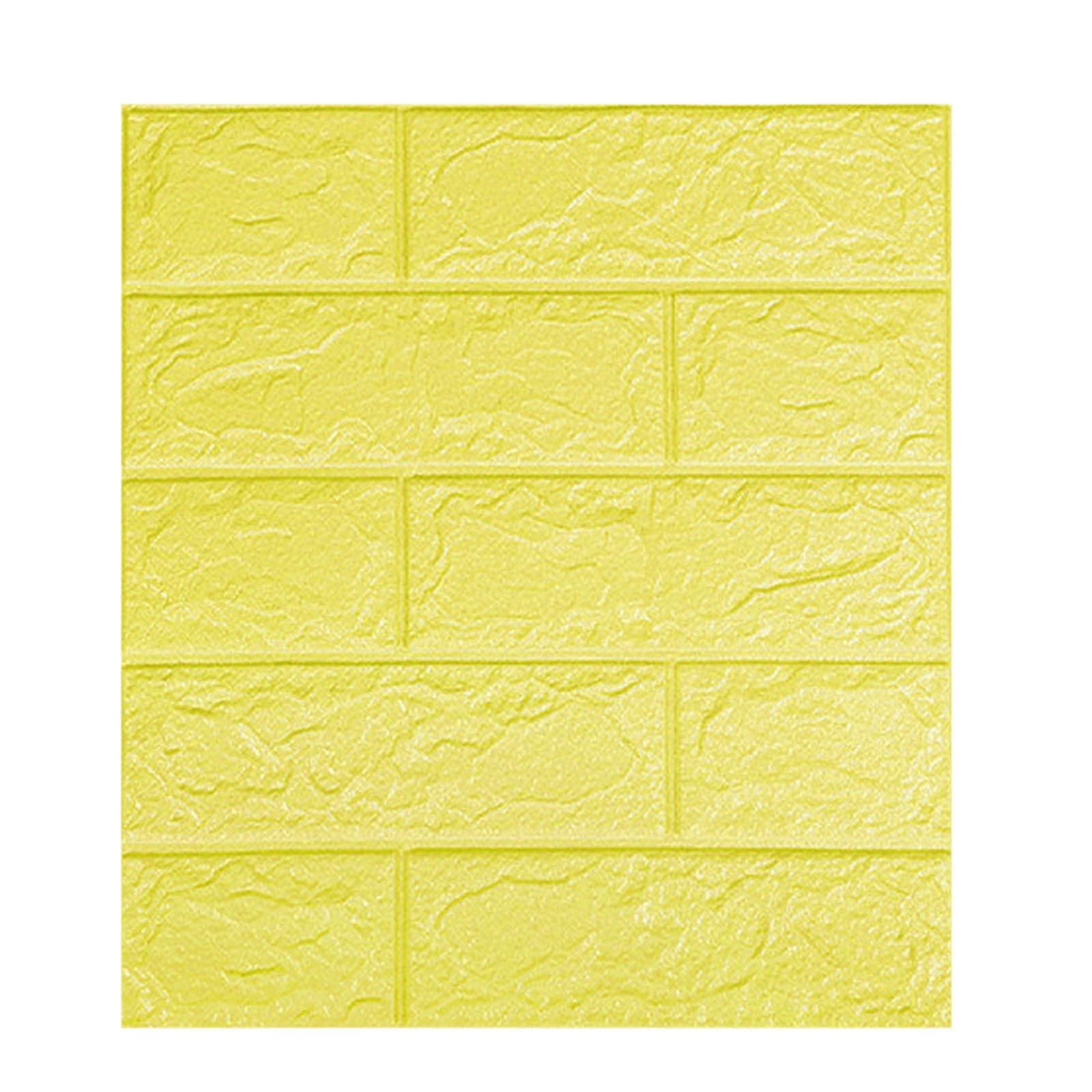 3D Brick Wallpaper Peel and Stick Wallpaper Multicolor Brick Wallpaper ...