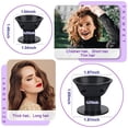 40 Pcs Black Magic Silicone Hair Rollers Include 20pcs Large Sleeping ...