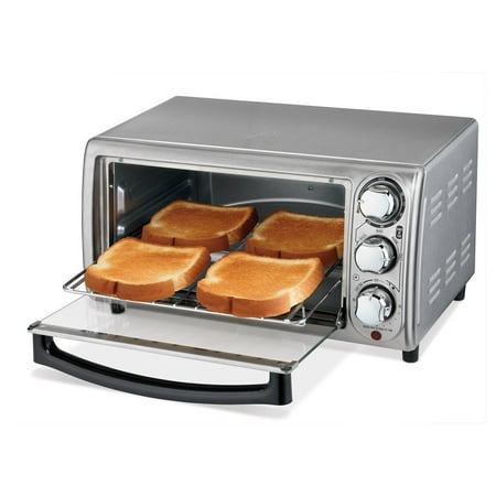 Hamilton Beach 4 Slice Non Slip Kitchen Countertop Toaster Oven ...