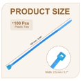 Uxcell Zip Ties Plastic Cable Ties, Self-Locking Wire Zip Tie Fit for ...