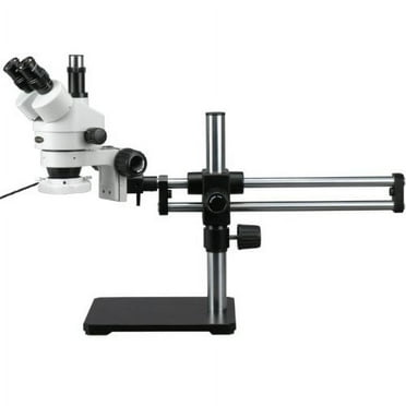 AmScope SM-4TZ-144A Professional Trinocular Stereo Zoom Microscope, WH10x Eyepieces, 3.5X-90X ...