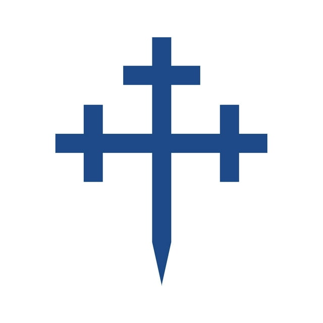 Cross Crosslet Fitchy Sticker Decal Die Cut - Self Adhesive Vinyl ...