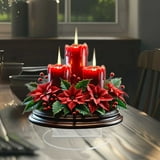 Flameless Candles, LED Candles with Red Candle Decorative Acrylic ...