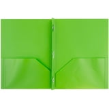 JAM Paper Plastic 2 Pocket School POP Folders with Metal Prongs ...