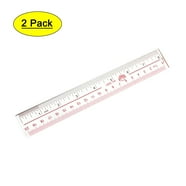 Uxcell Straight Ruler 15cm Metric Wave Edge with Small Hole Measuring ...