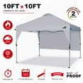 Eurmax Portable 10x10 Pop Up Canopy: Backyard Cover, Easy Instant Setup ...