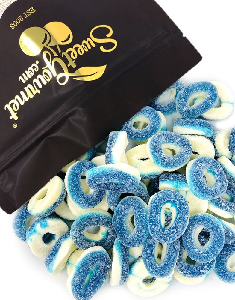 SweetGourmet Blue Raspberry Rings Gummy Candy | 2 Pounds - Walmart.com