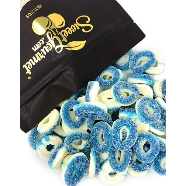SweetGourmet Blue Raspberry Rings Gummy Candy | 2 Pounds - Walmart.com