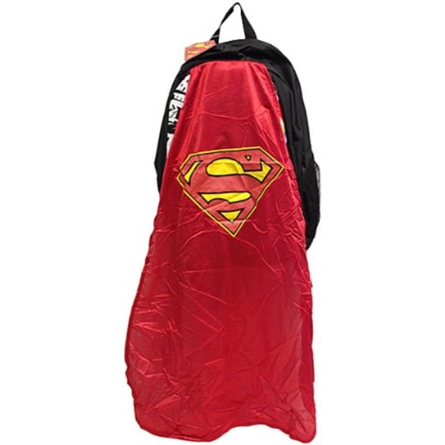 Superman Black and White Cape Backpack - Walmart.com