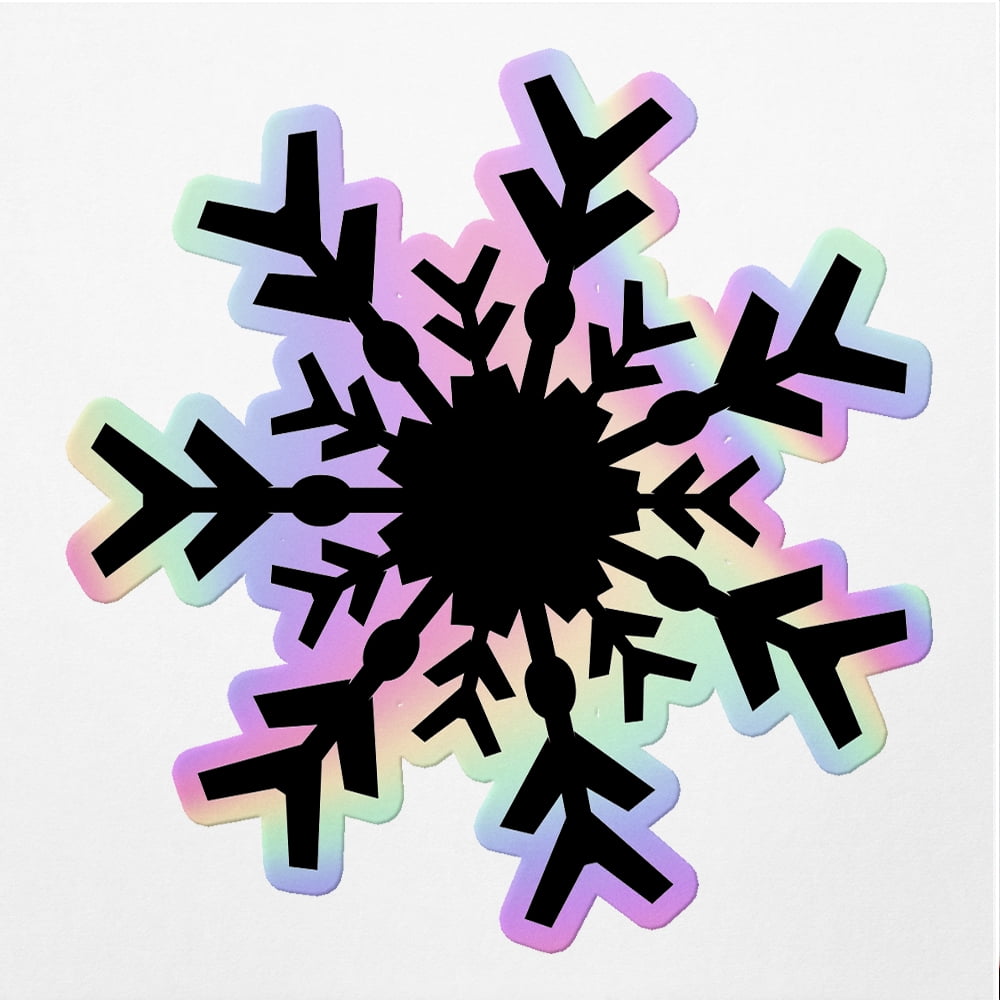 Vinyl Stickers Decals Of Snow Crystal Christmas V25 - Apply On Any ...