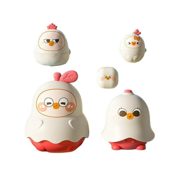 5 Pieces Nesting Dolls Russian Matryoshka Doll Stacking Games, Cute ...
