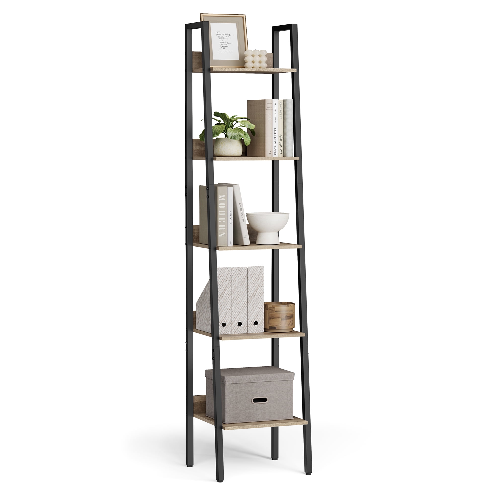 Click here for Generic Bookshelf  5-Tier Narrow Bookcase  Ladder... prices
