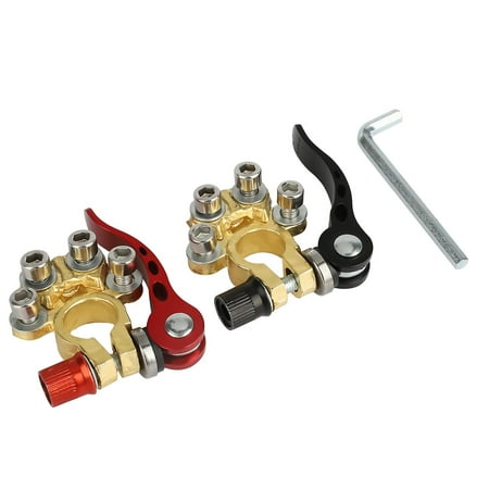 Car Battery Terminal Connectors Quick Release Disconnect Positive ...