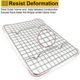 2-Pieces Small Cooling Baking Racks, Stainless Steel Grid Rack for ...