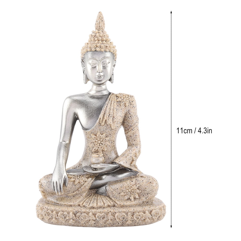 Click here for Domqga Frost Sandstone + Resin Buddha Fountain Bud... prices