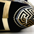 GALMAXS7 Greek-Key Pillow Covers Modern Geometric Greek Pattern Gold ...