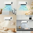 XUFLVPSEF Two In One Wall Mounted Mobile Fan Installed Mobile ...