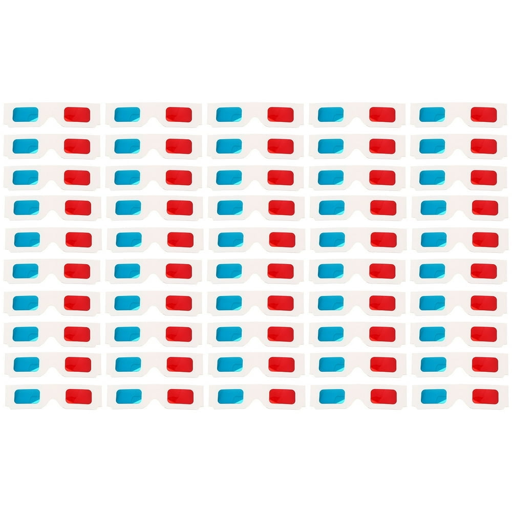 Click here for Snnroo Lindbes 100pcs 3d Cardboard Glasses Anaglyp... prices