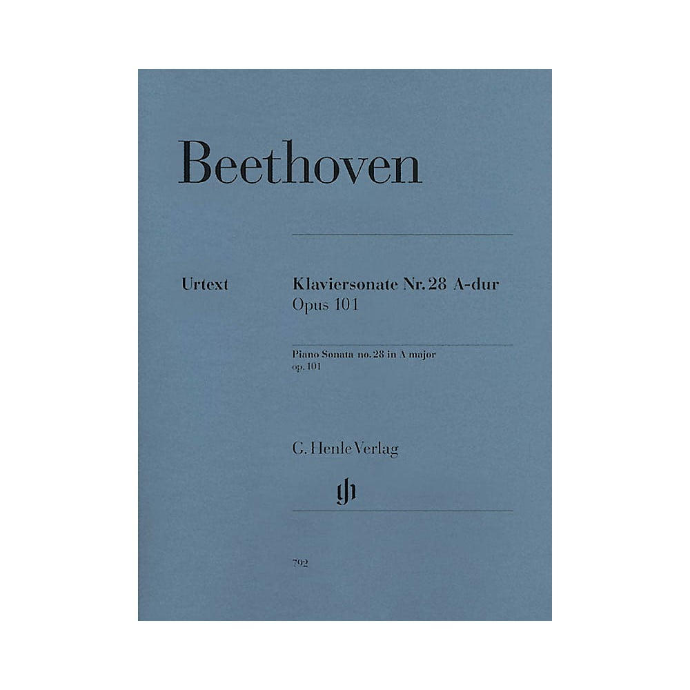 G. Henle Verlag Beethoven: Sonata No. 28 in A Major, Opus 101 (Revised ...