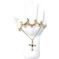 White Elegant Hand Display Ring Bracelet Jewelry Stand 6.5" - Walmart.com
