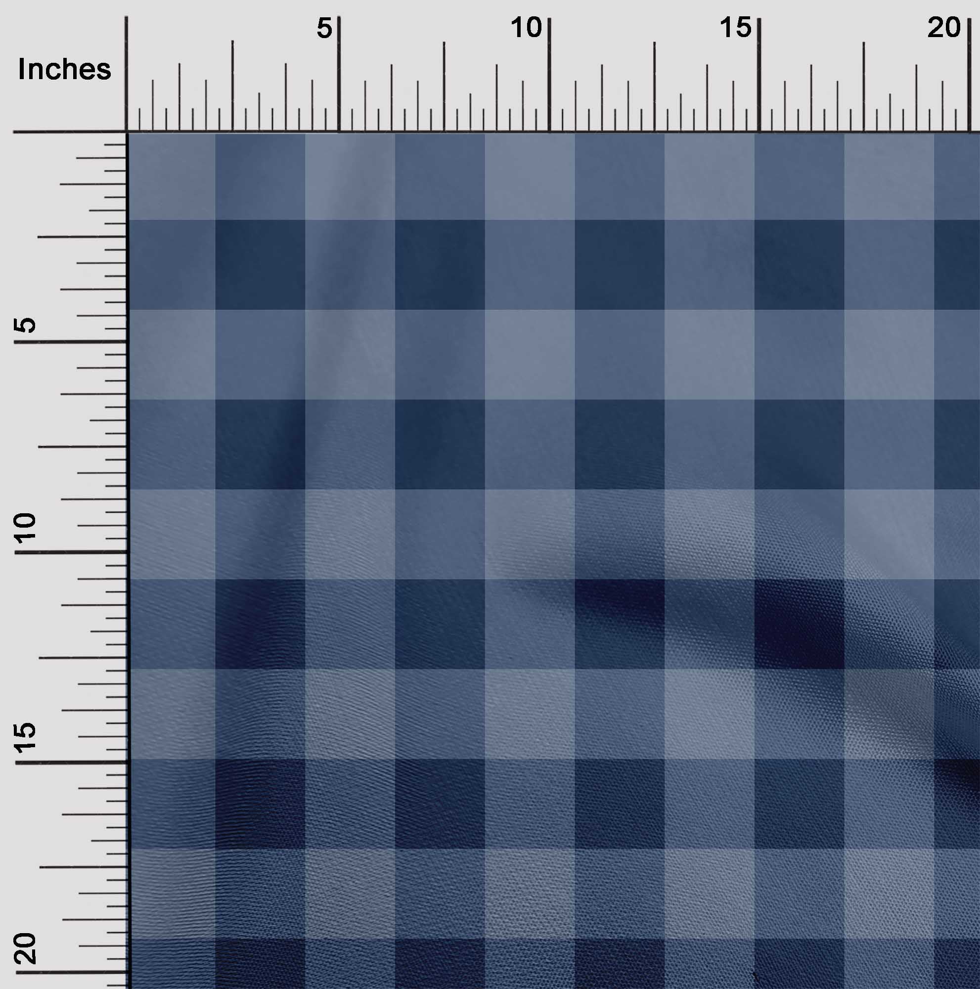 oneOone Organic Cotton Voile Fabric Gingham Check Print Fabric By Yard ...