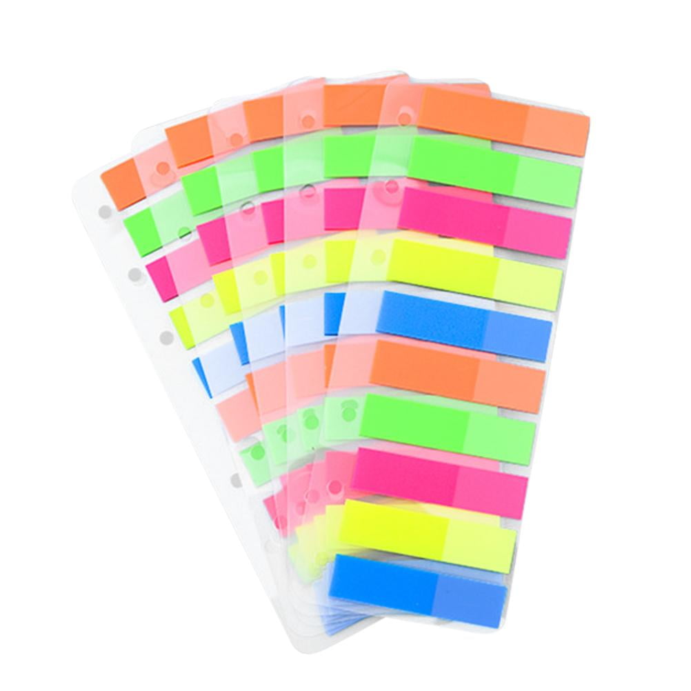 200Pcs Sticky Markers Adhesive Colored Index Tabs Label Stickers for ...
