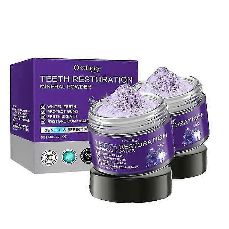 2X New Dental restoration mineral powder, mineral tooth powder, teeth ...