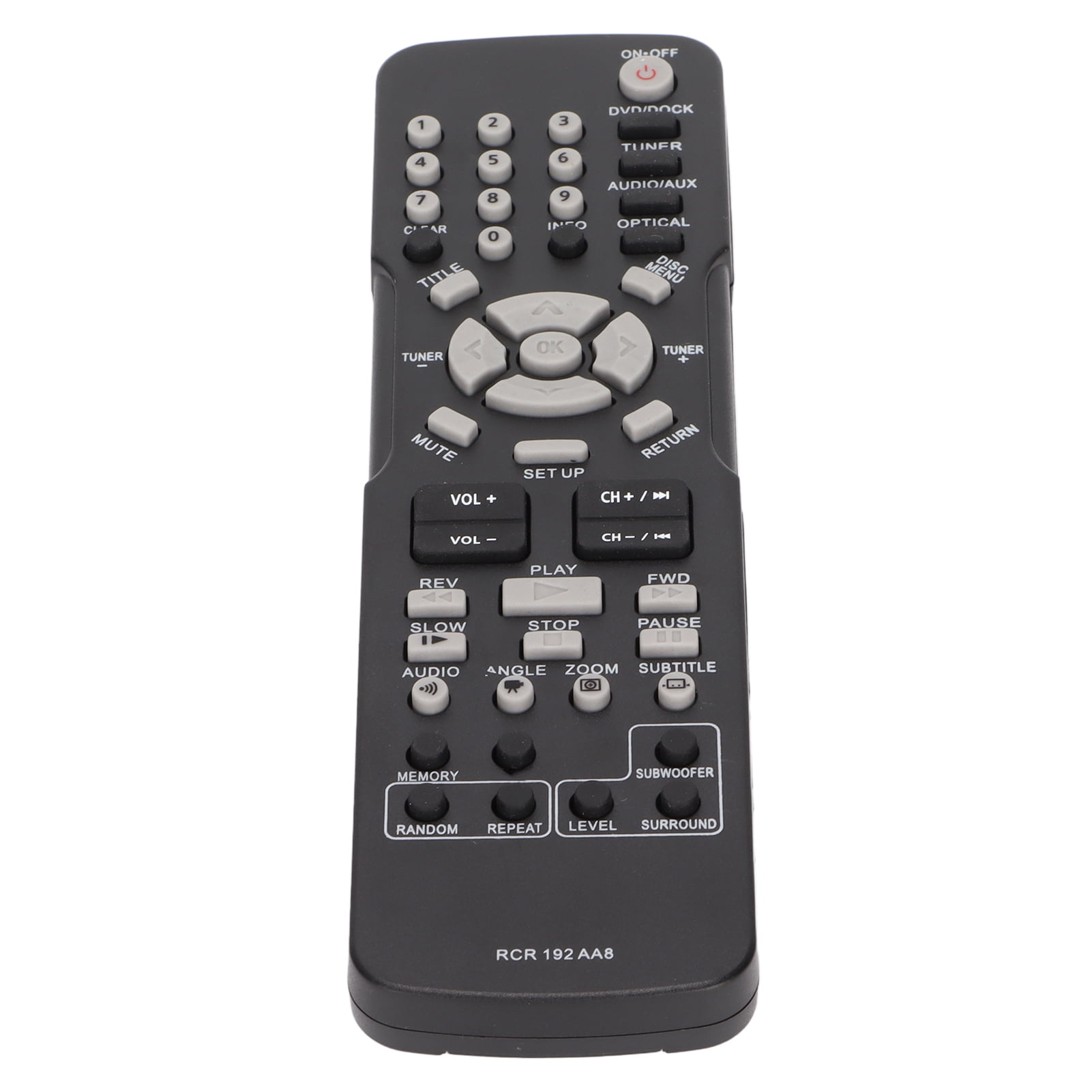 Control remoto de DVD, control remoto remoto los botones sensibles ...