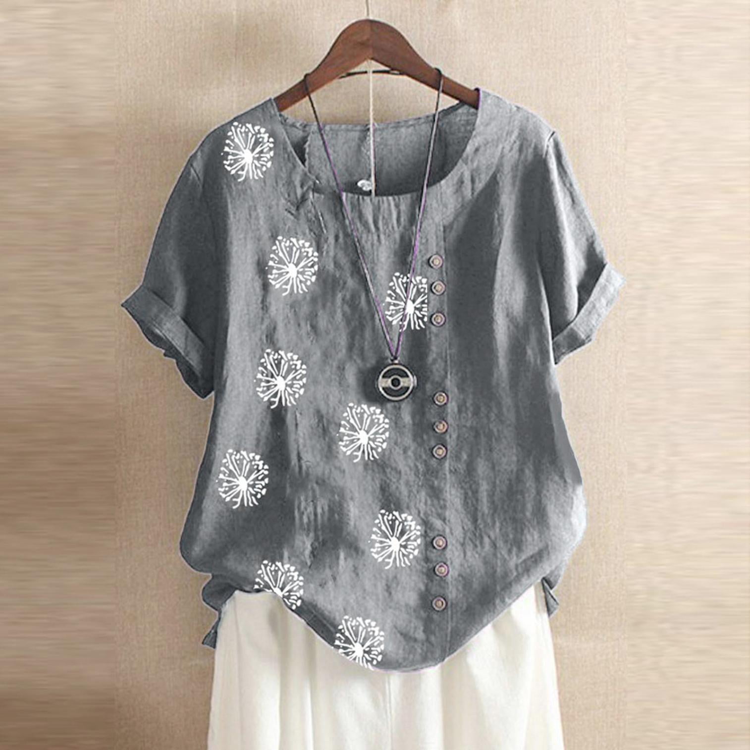 Click here for Pisexur Plus Size Tops For Women Summer Short Slee... prices