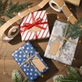 1800 Pieces 1.97 × 1.18 Inches Natural Brown Gift Tag Stickers, Self ...