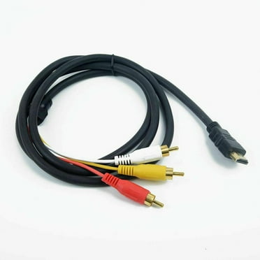 HDMI-compatible to RCA TV Cable Male to 3 RCA Male av Cable Video Audio ...