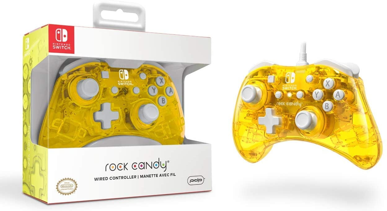 PDP Rock Candy Mini Wired Controller for Nintendo Switch, Pineapple Pop ...