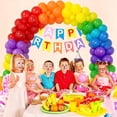 Balloons Assorted Colors 100 Pack 12 Inch Colorful Rainbow Round Bright ...