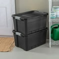 Sterilite 19 Gal Stackable Storage Tote with Lid, 18 Pack, Heavy-Duty ...