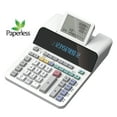 Sharp Desktop Paperless Printing Calculator, 12-Digit EL-1901 Office ...