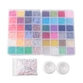 DIY Heishi Surfer Bracelet Making Kit Including Acrylic Letter ...