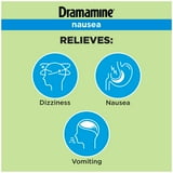 Dramamine Nausea Long Lasting, Nausea Relief Tablets, 10 Count ...